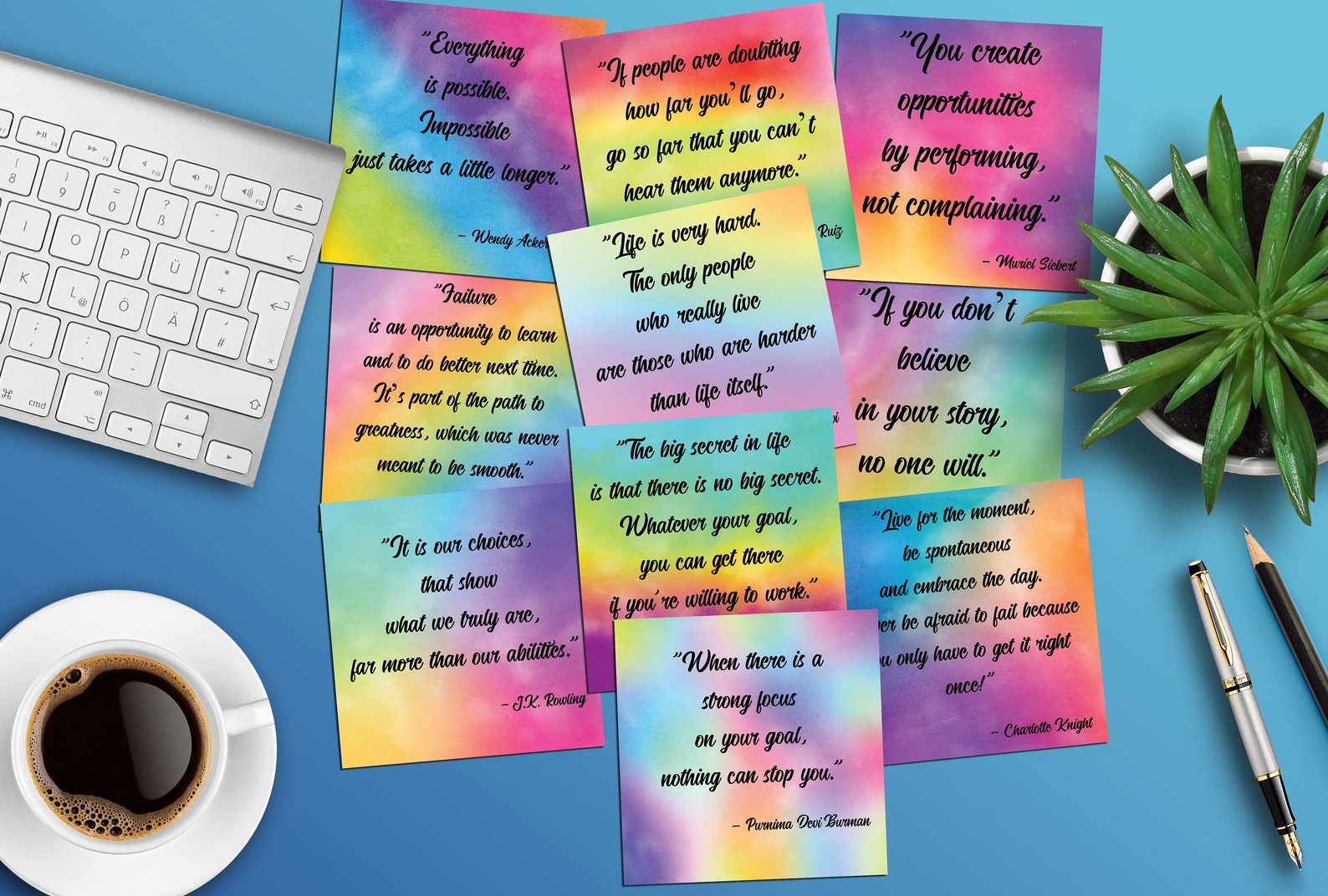 Printable Inspirational Note Cards ~ Motivational Quote Printables ...