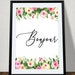 Bonjour Printable, Bonjour Print, Bonjour Wall Art, Bonjour Sign ...