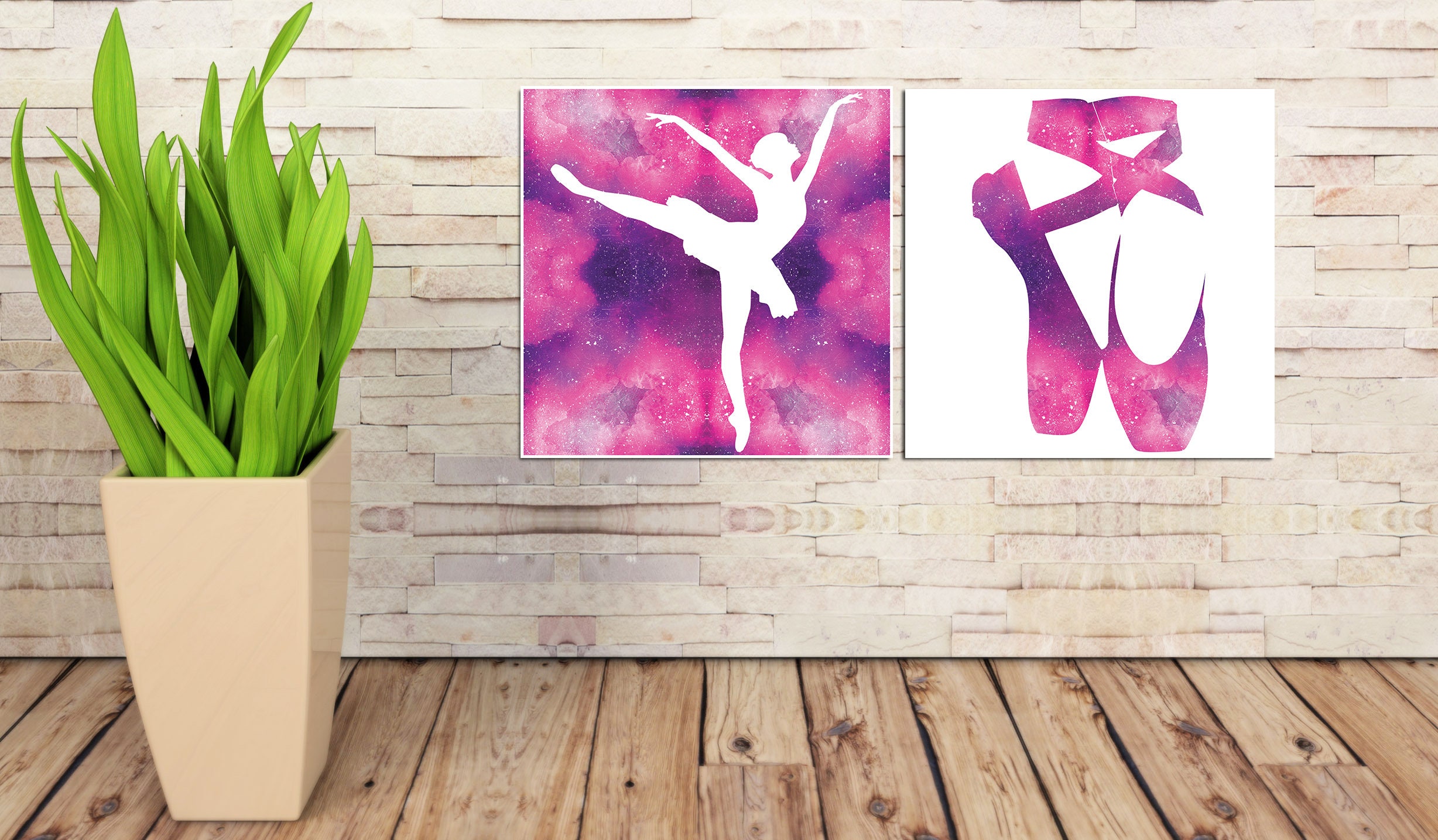 Ballerina Nursery Wall Art Ballet Dance Studio Decor - Etsy
