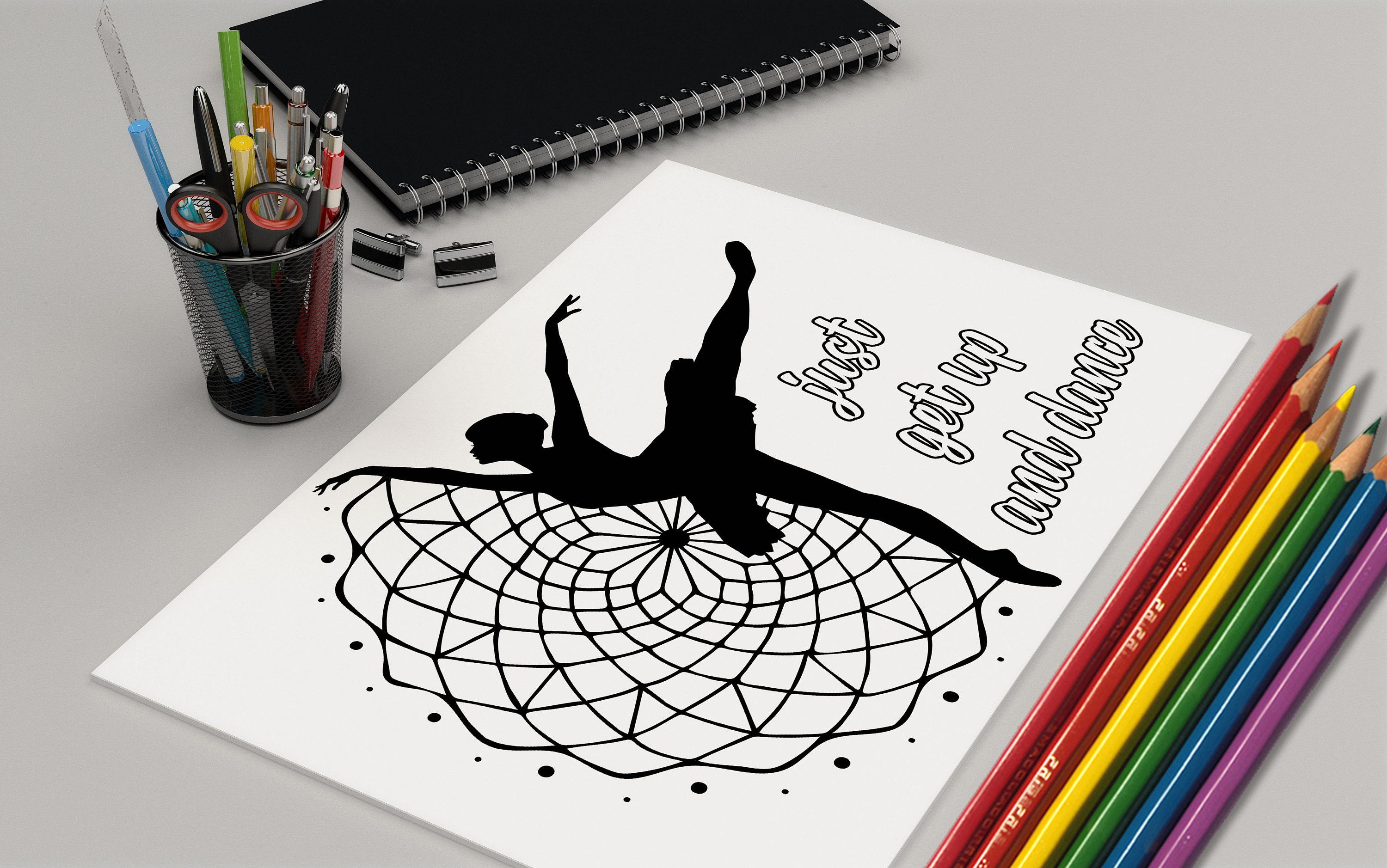 Bundle of 3 Quote Coloring Pages Positive Mindset Printable Happy ...