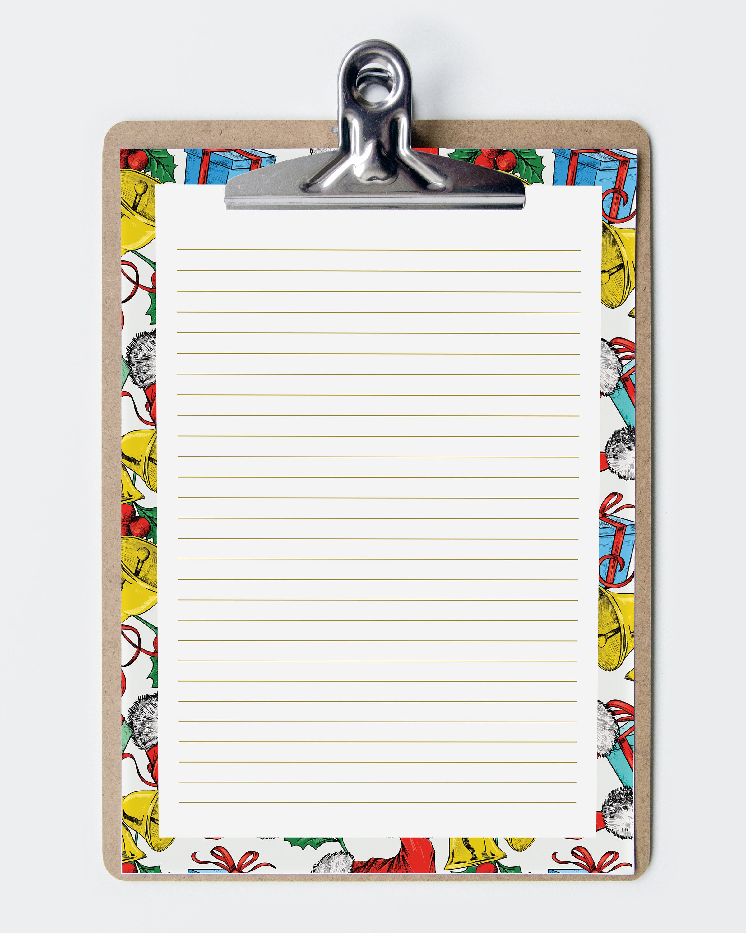Santa Stationary Printable Paper Christmas Letter From Santa Template ...