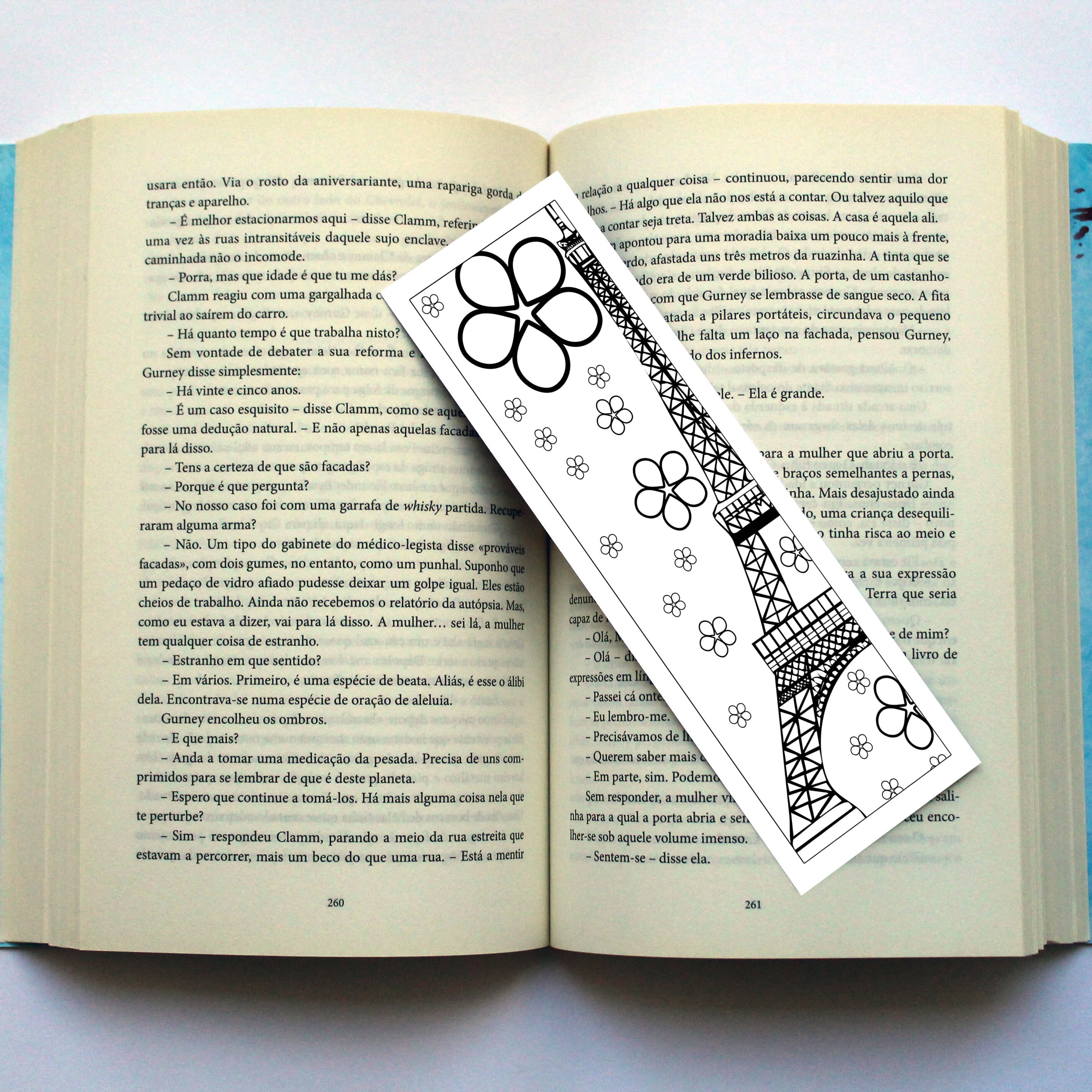 5 Coloring Bookmark for Kid, Printable Bookmark to Color, Paper ...