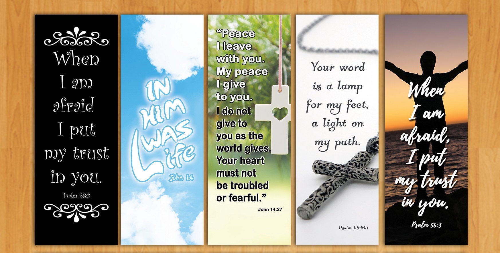 Christian Bookmark Printable Scripture Bookmark Bible Verse - Etsy