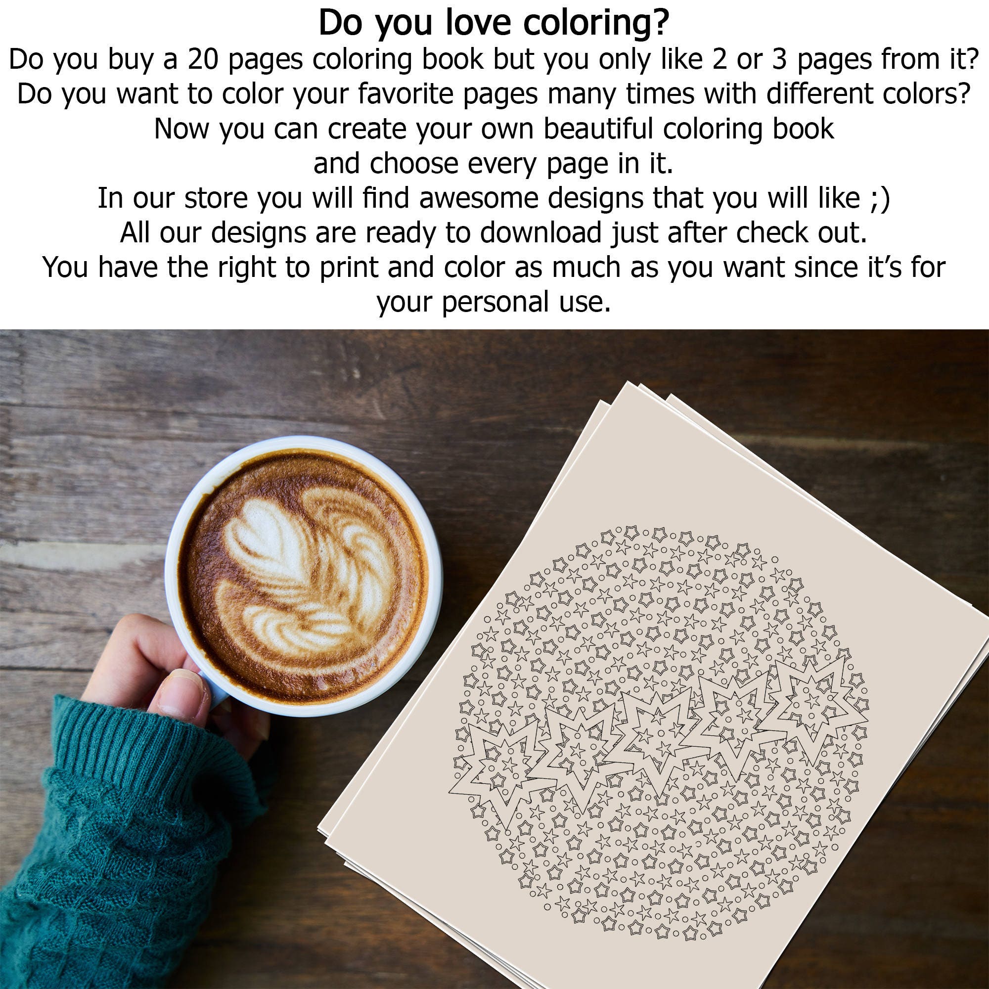 Youth Group Activity, PDF Coloring Page, Detailed Coloring for Adults ...