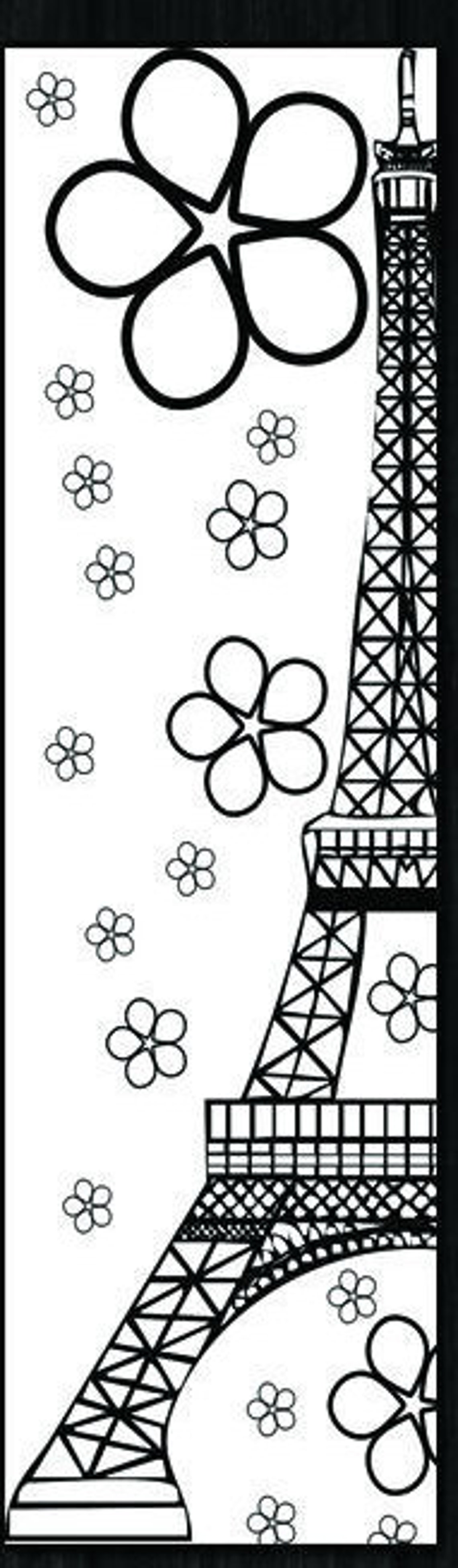 5 Coloring Bookmark for Kid, Printable Bookmark to Color, Paper ...