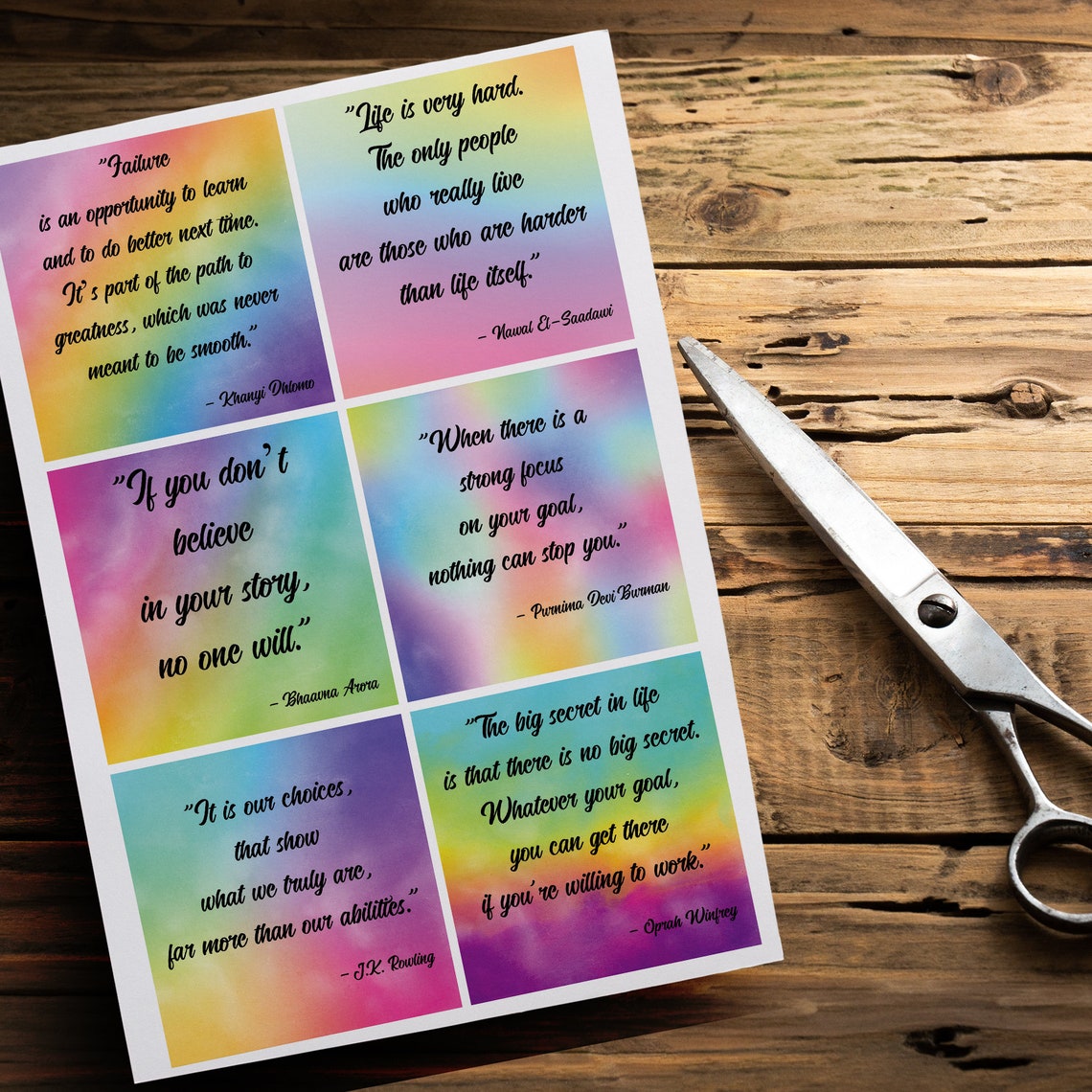 Printable Inspirational Note Cards ~ Motivational Quote Printables ...