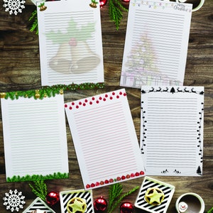 Christmas Stationary Santa Letters to Kids Downloadable - Etsy