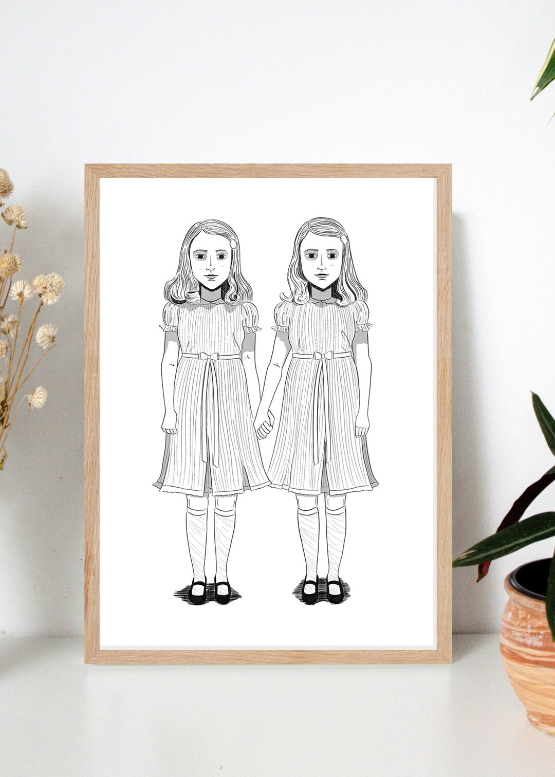 The Grady Twins A4 Print - Etsy