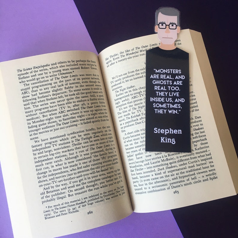 Stephen King Bookmark - Etsy
