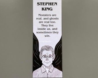 Stephen King Bookmarks, I Love Stephen King Bookmark Set, Printable PDF ...