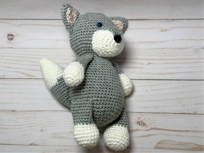 Gray Wolf Softie Crochet Pattern PDF Download - Etsy