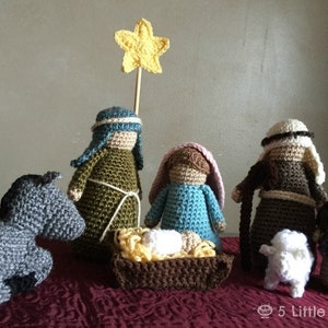 Crocheted Nativity PDF Crochet Pattern Download - Etsy