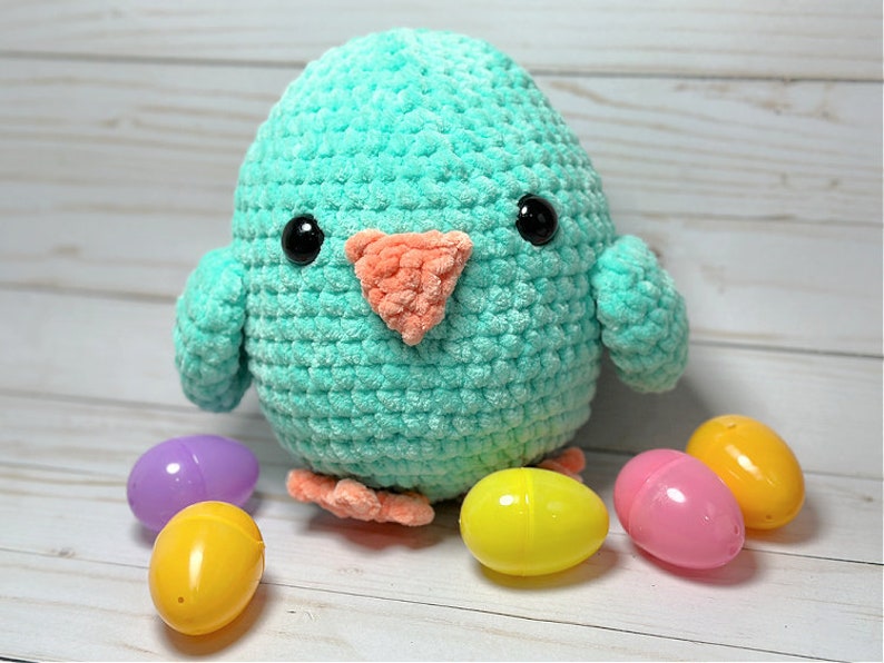 Squishy Chick Crochet Pattern PDF Download - Etsy