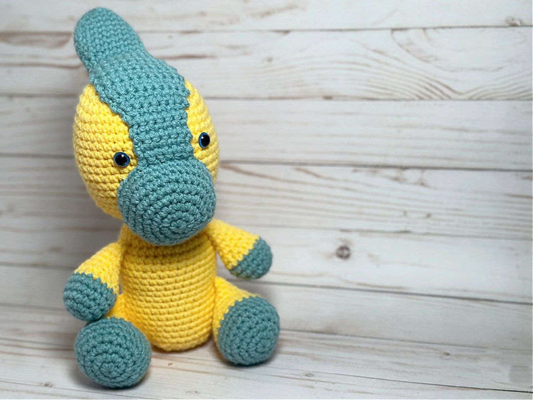 Dinosaur Parasaurolophus Crochet Pattern PDF Download - Etsy