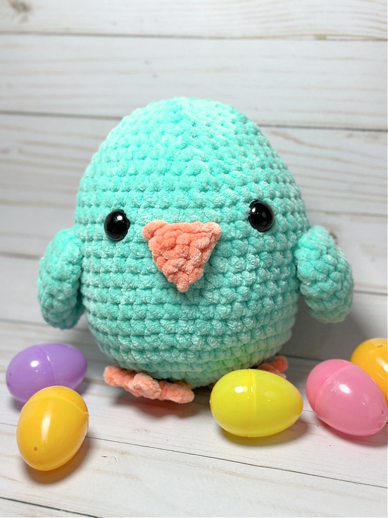 Squishy Chick Crochet Pattern PDF Download - Etsy