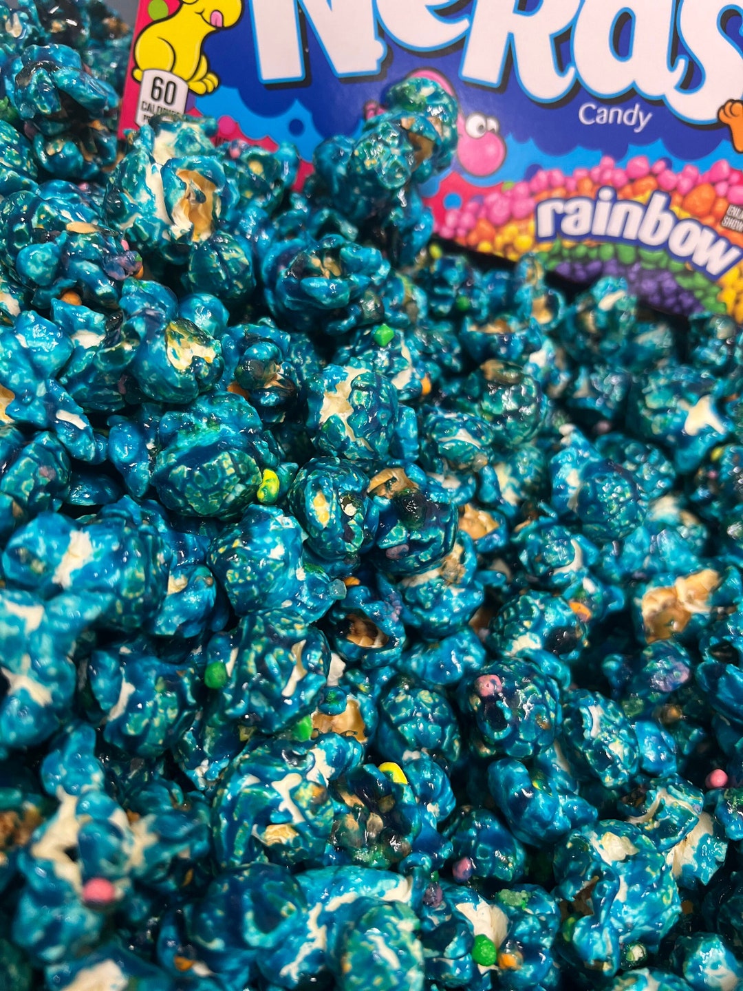 Gone Nerdy blue Raspberry With Nerds Gourmet Popcorn - Etsy