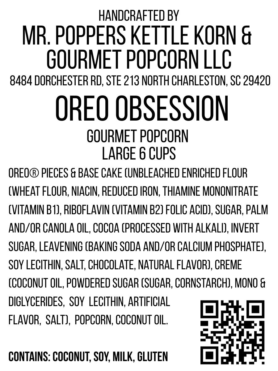 Oreo Obsession (cookies N Cream) Gourmet Popcorn - Etsy