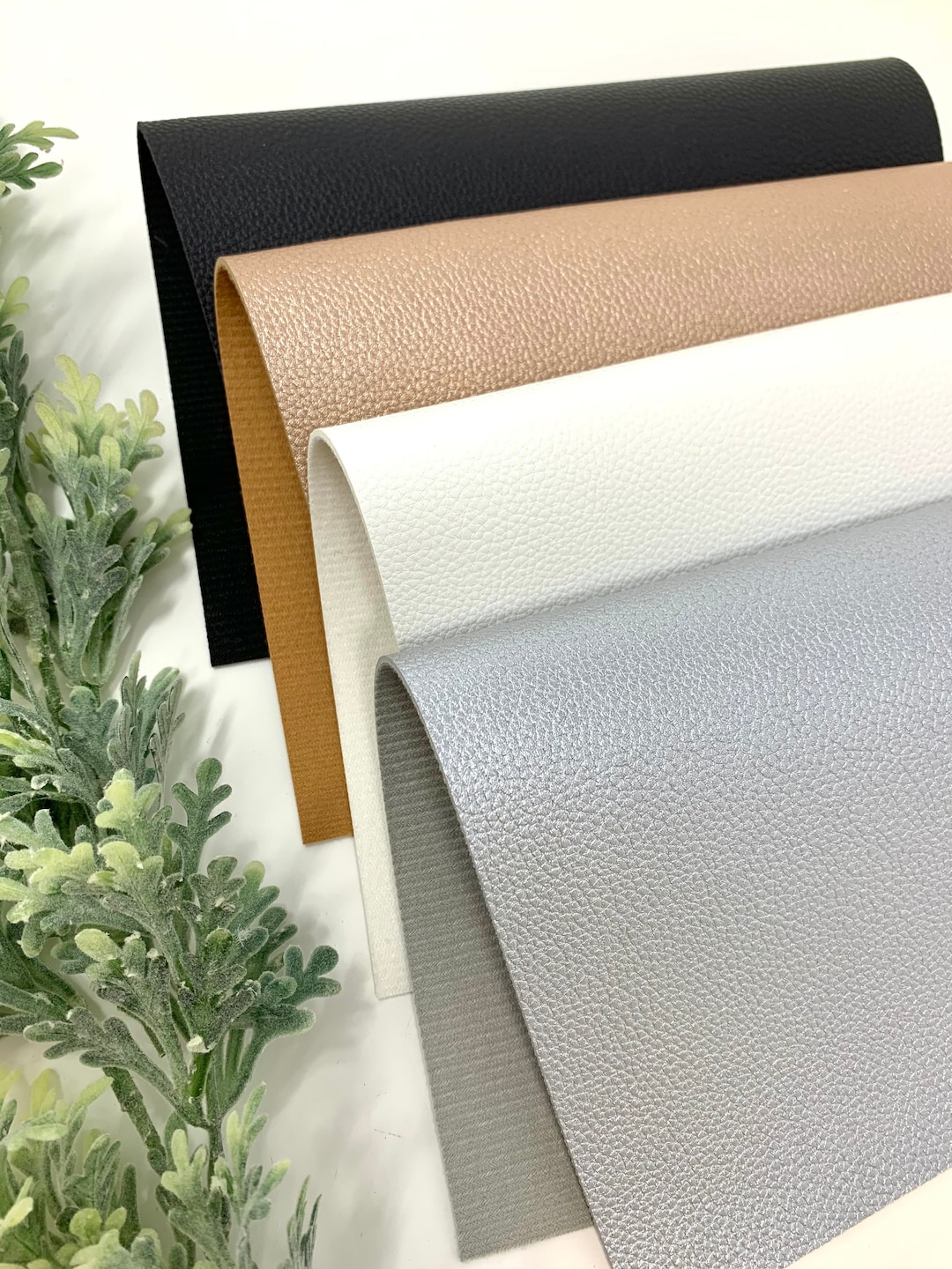 Thick 1.8 Mm Faux Leather Sheets. Litchi Design Faux Leather Sheets ...