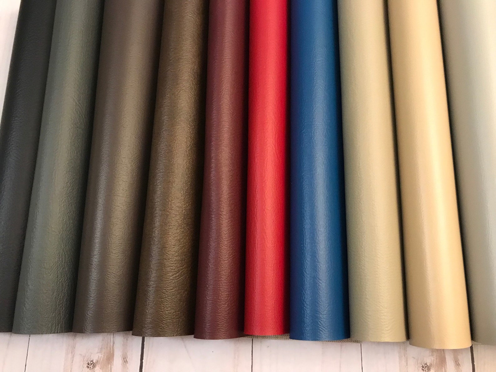 Vinyl leather sheets. Vinyl sheets. Leather sheets. Craft | Etsy