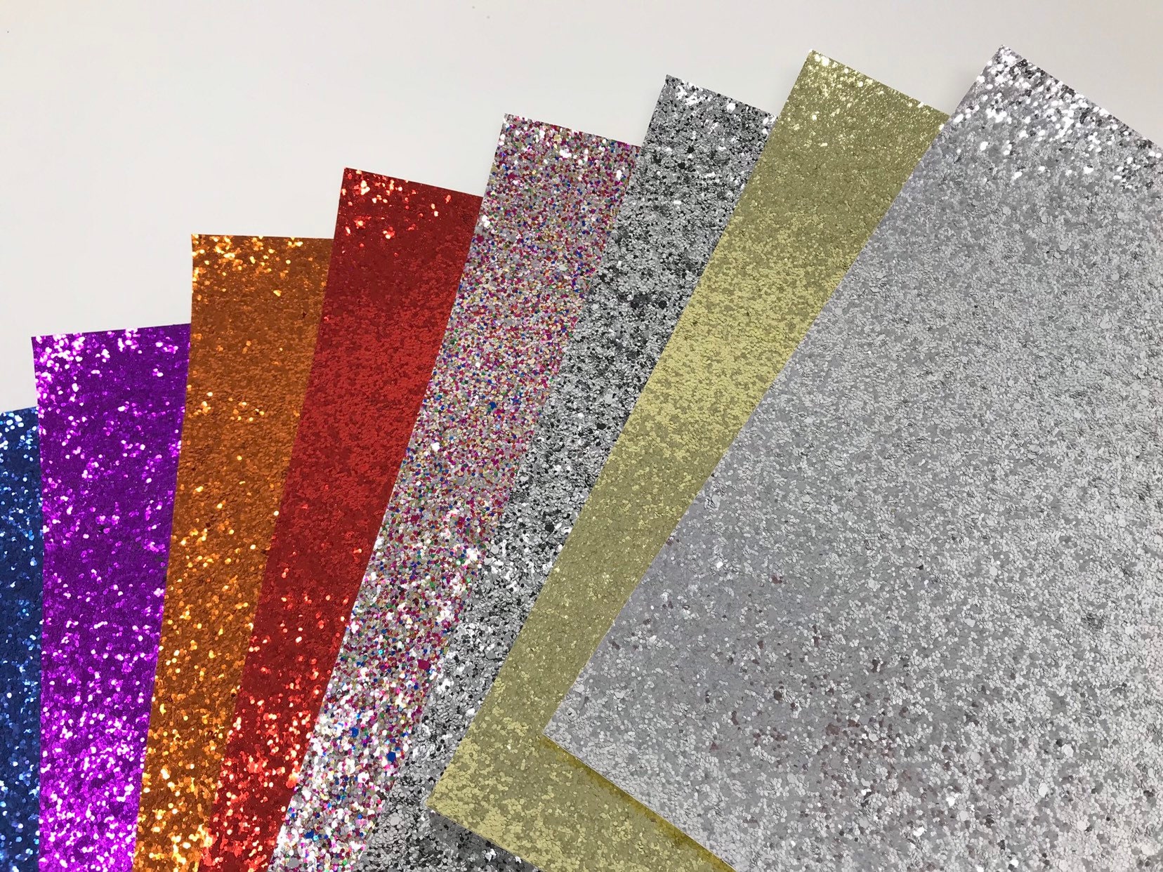 GLITTER Sheets With Canvas Backing. Glitter Sheets. Craft - Etsy