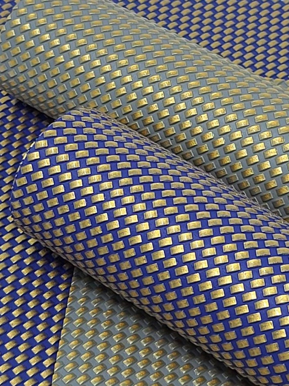 Texture 3D Rectangle Design Faux Leather Sheet. Leather Craft | Etsy