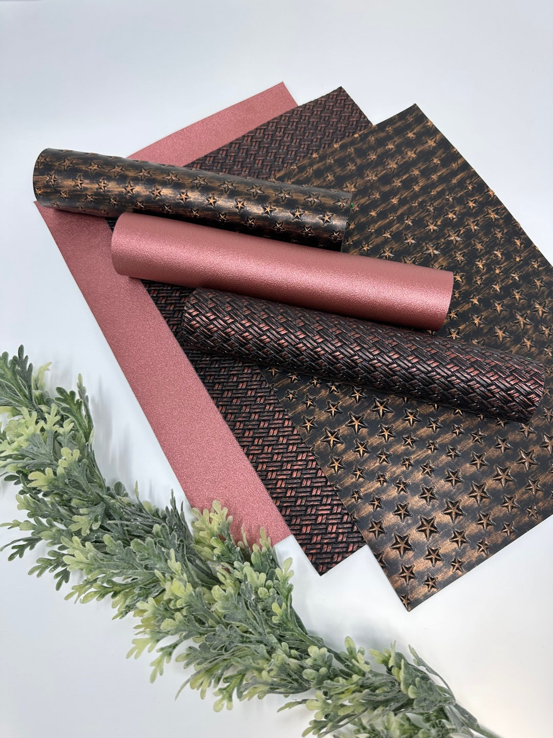 Textured Faux Leather Sheets: Craft & DIY Supplies (8x11 Inch) - Etsy