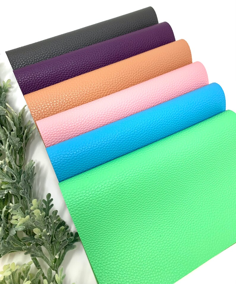 Textured Faux Leather Sheet: Litchi Design, Hair Bow Supplies (1.2mm ...