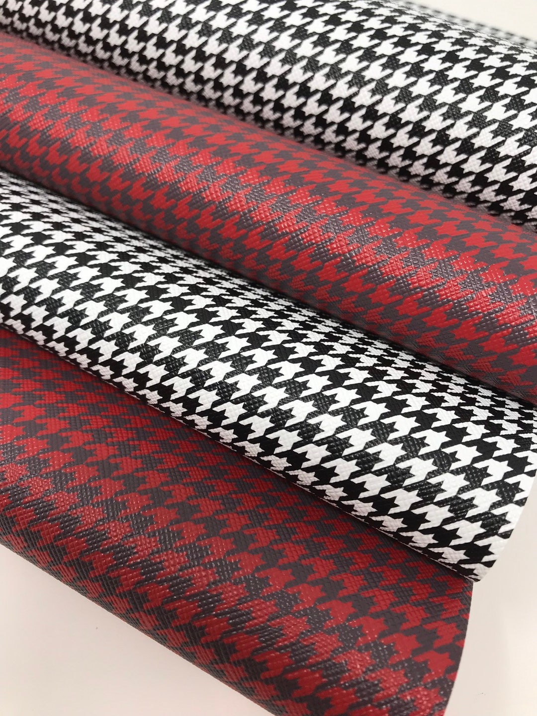 Houndstooth PVC Leather Sheet: Mini Design, 1.0mm Thick - Etsy
