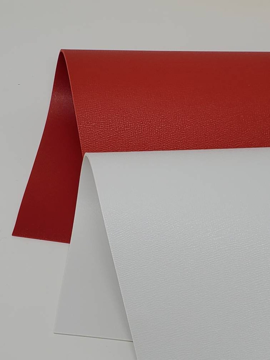 Double Sided Vinyl Leather Sheet: Smooth & Textured, Craft Supplies - Etsy