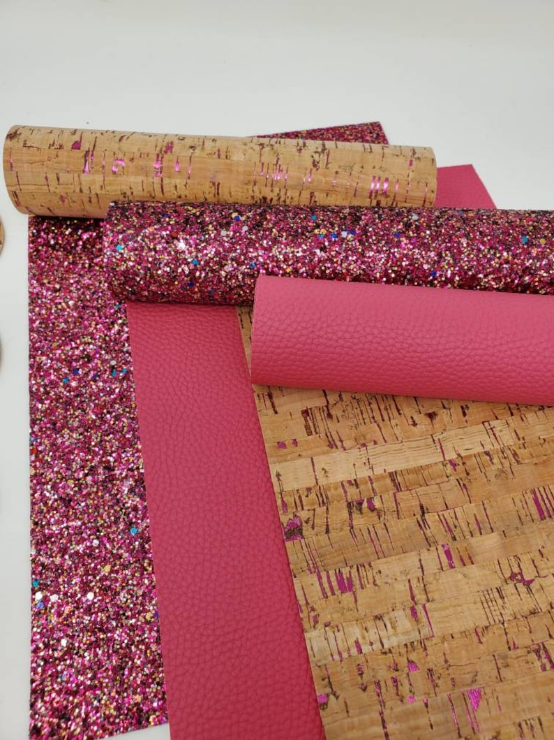 Cork Sheets. Faux Leather Sheets. Glitter Sheets. Texture - Etsy
