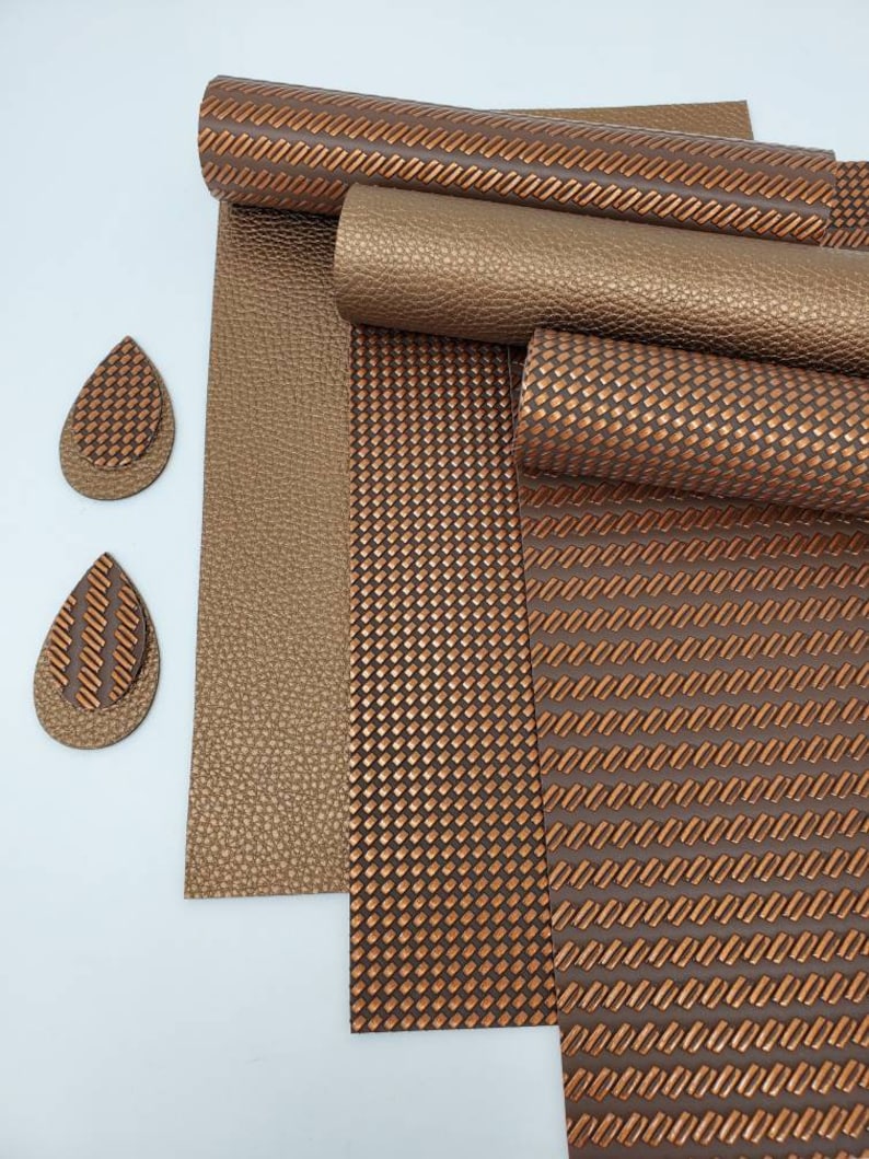 Textured Faux Leather Sheets 8x11 Craft Supplies Etsy