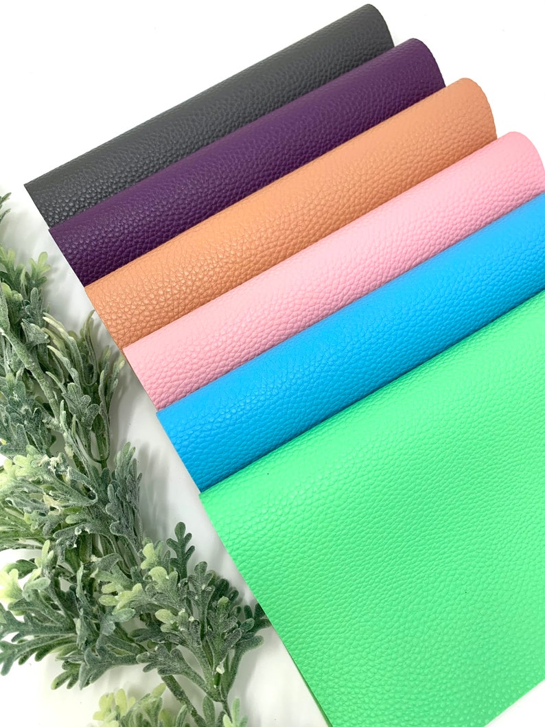 Textured Faux Leather Sheet: Litchi Design, Hair Bow Supplies (1.2mm ...