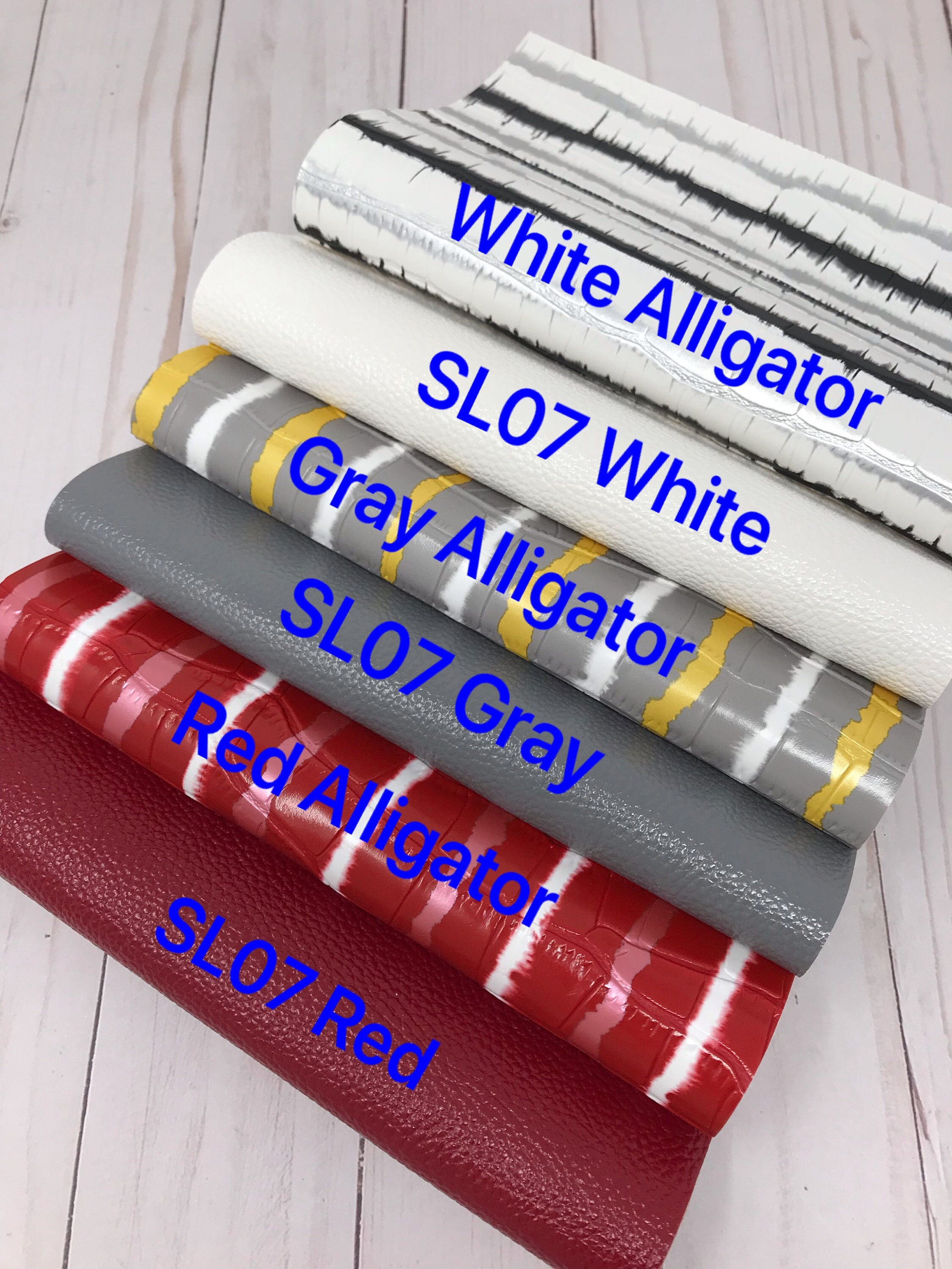 Alligator Texture Faux Leather Sheet. Aginy Solid Color Faux - Etsy
