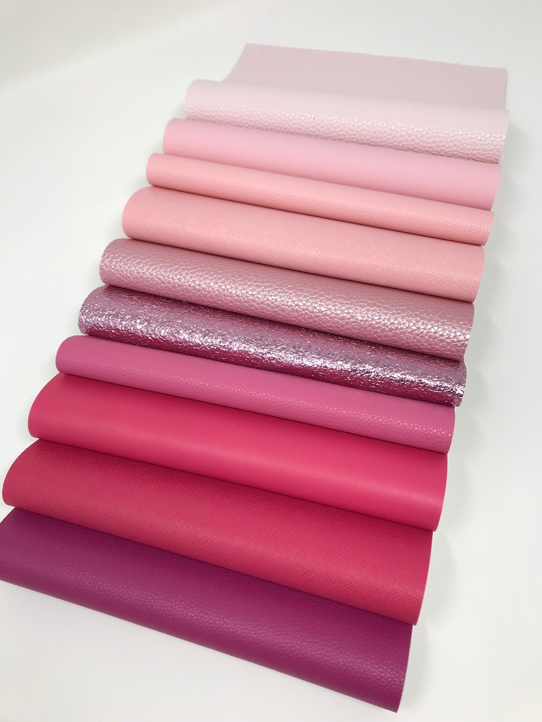 Pink Faux Leather Sheets: 8x11 Crafting Supplies - Etsy