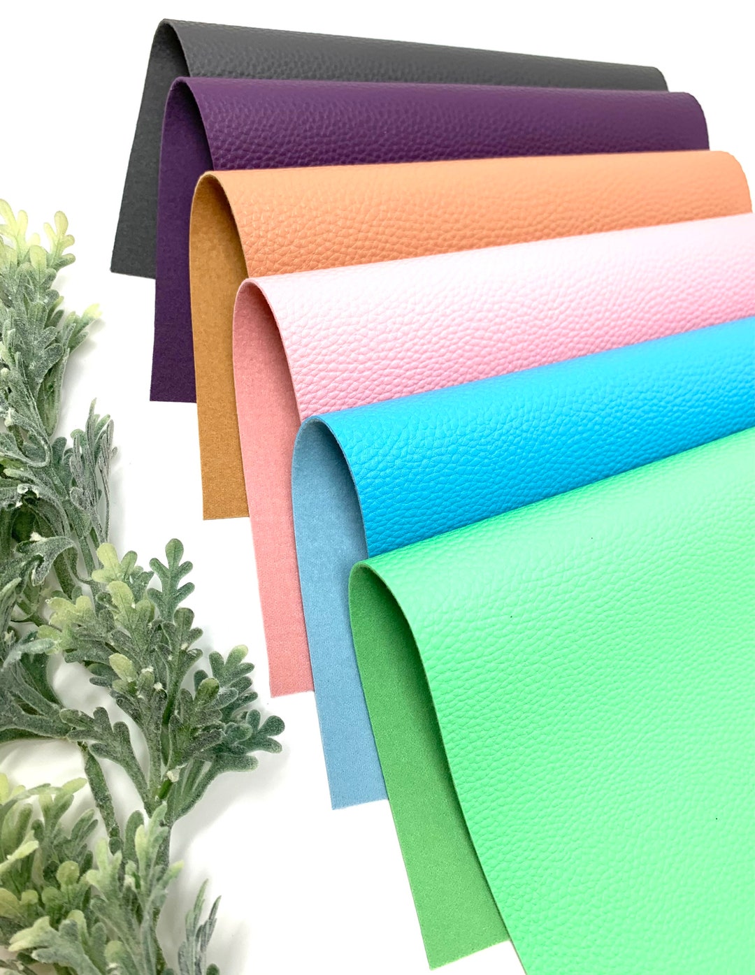 Textured Faux Leather Sheet: Litchi Design, Hair Bow Supplies (1.2mm ...