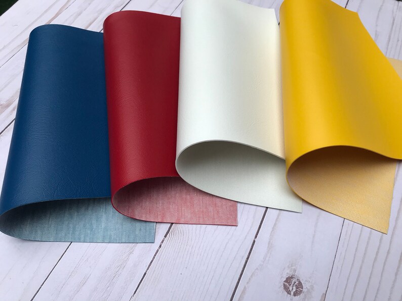 Vinyl leather sheets. Vinyl sheets. Leather sheets. Craft | Etsy