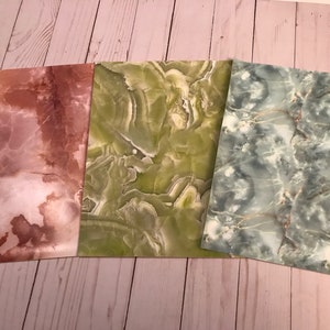 Marble Pvc Leather Sheets. Leather Supplies Craft Supplies Leather ...