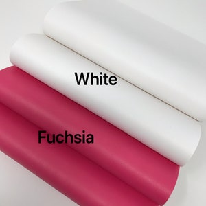 Faux Leather Fuchsia Color Leather Sheets. Faux Leather Craft Supplies ...