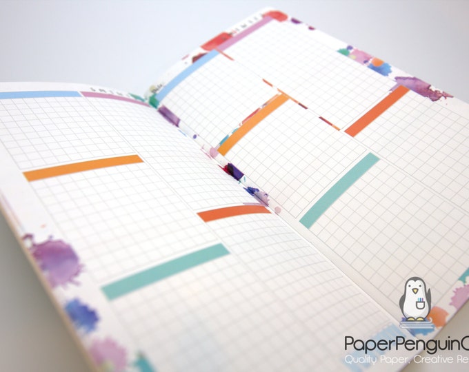 Midori Insert Daily Calendar Regular Wide B6 Personal A6 Pocket FN ...