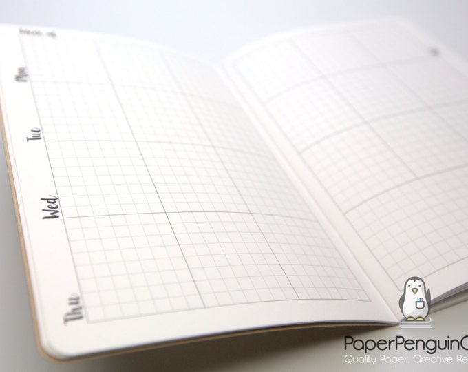 3 BOOK BUNDLE Midori Insert Weekly Calendar Regular A5 Wide B6 | Etsy