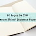 S005: Onion Skin Paper 34 GSM 80 Pages 160 Pages Notebook - Etsy