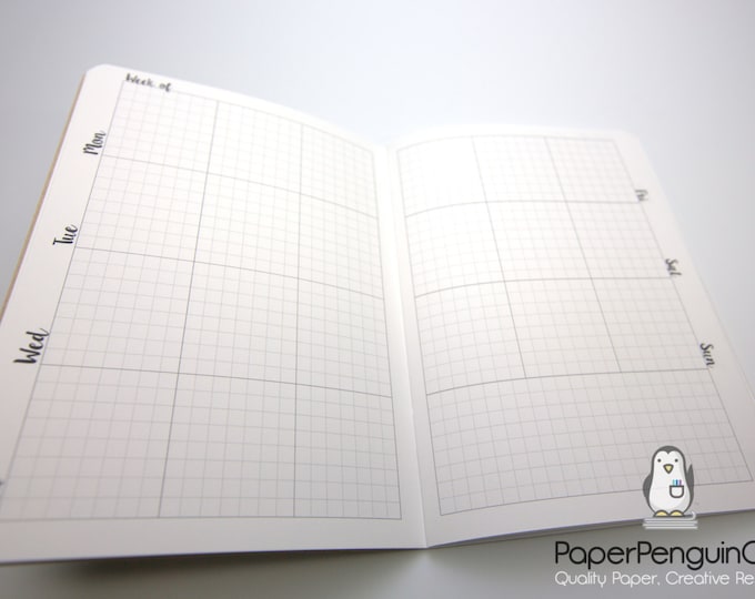 3 BOOK BUNDLE Midori Insert Weekly Calendar Regular A5 Wide B6 | Etsy