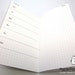 3 BOOK BUNDLE Midori Insert Weekly Calendar A5 Regular Wide B6 Personal ...