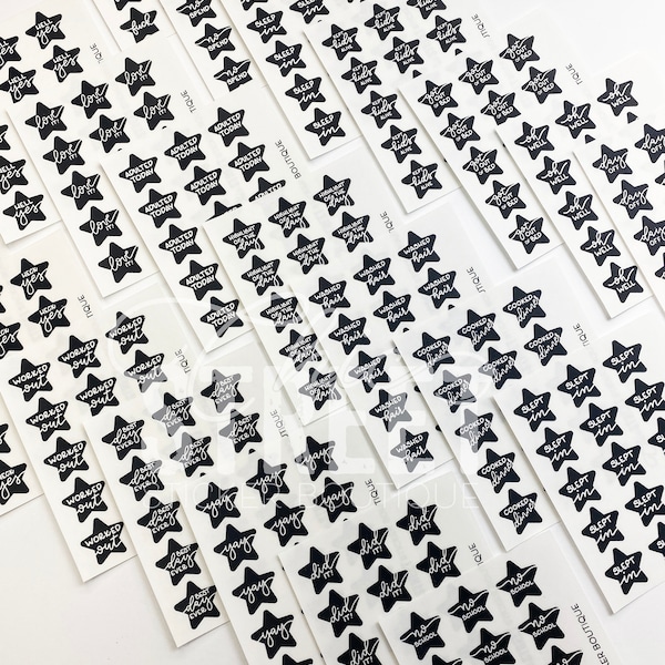 Adult Gold Stars Stickers - Etsy