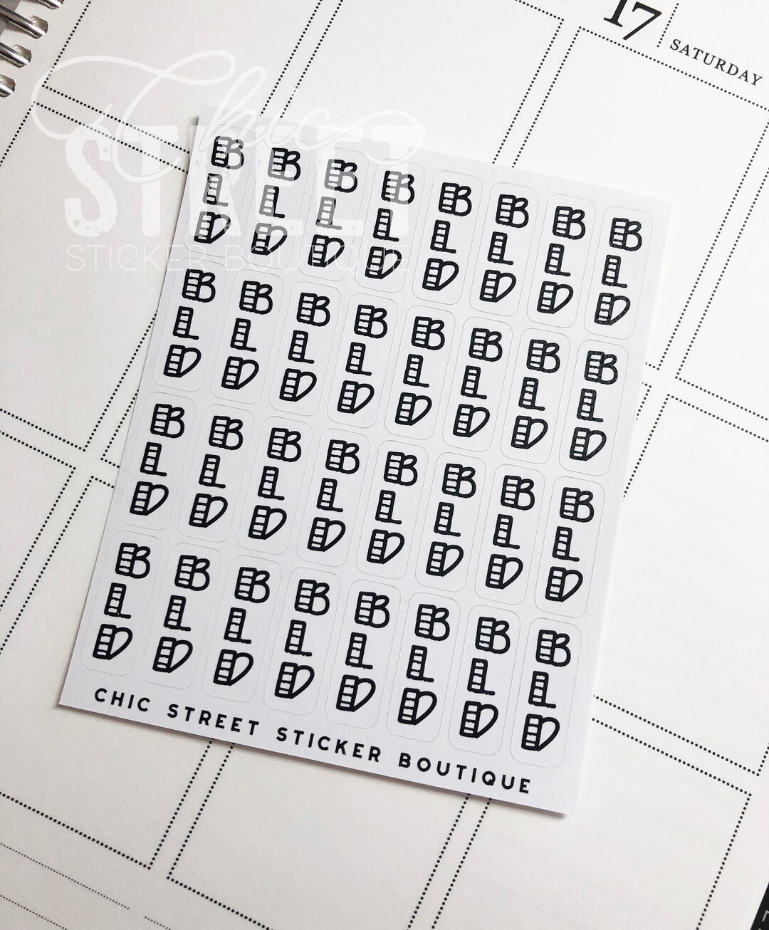 BLD Lists | Hand Drawn Stickers | Planner Stickers - Etsy