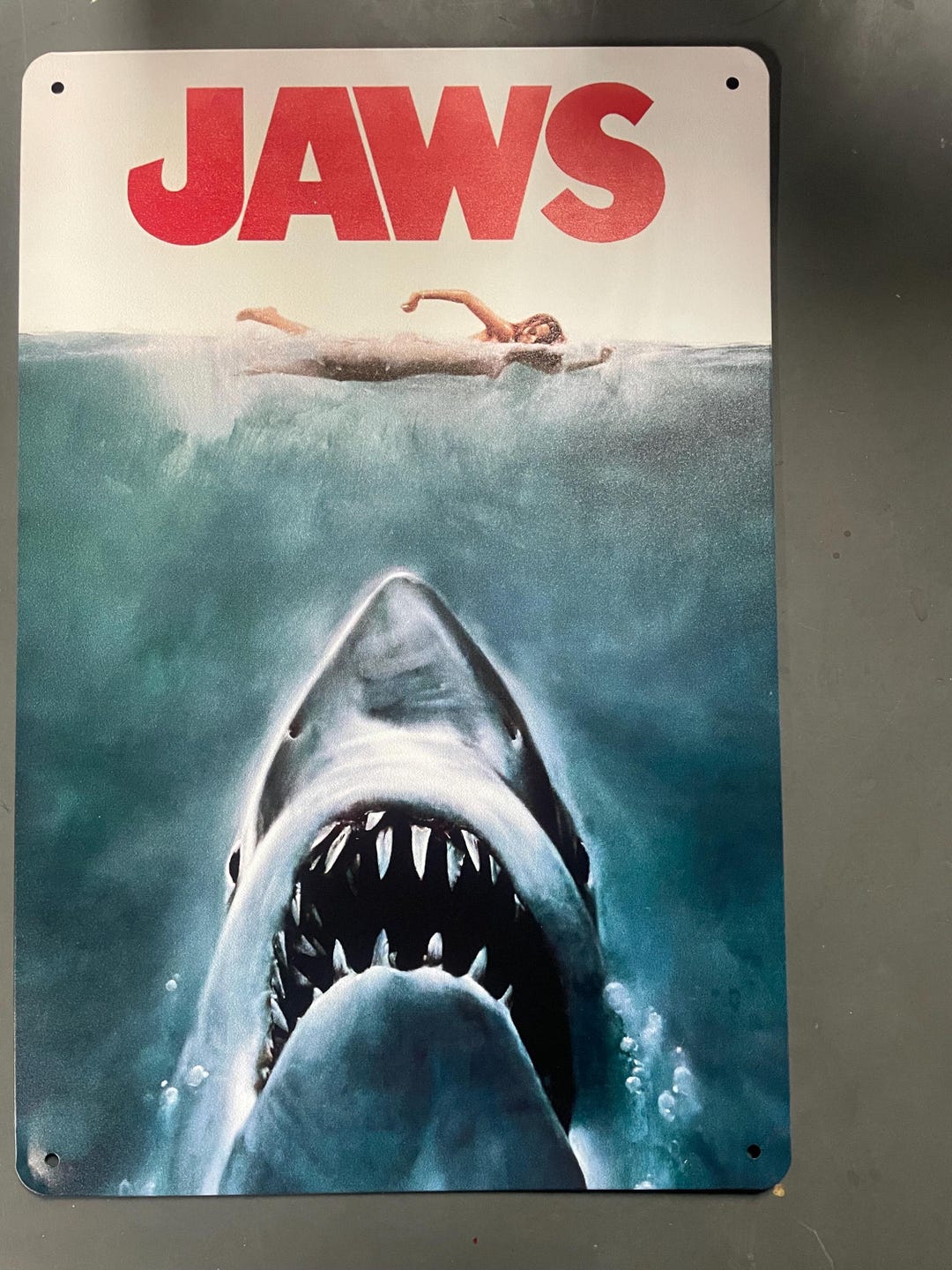 NEW Jaws Metal Hanging Tin - Etsy