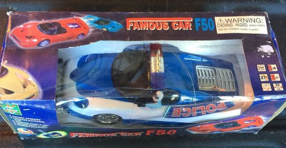 Vintage Remote Control Ferrari Police Car FREE SHIPPING US - Etsy