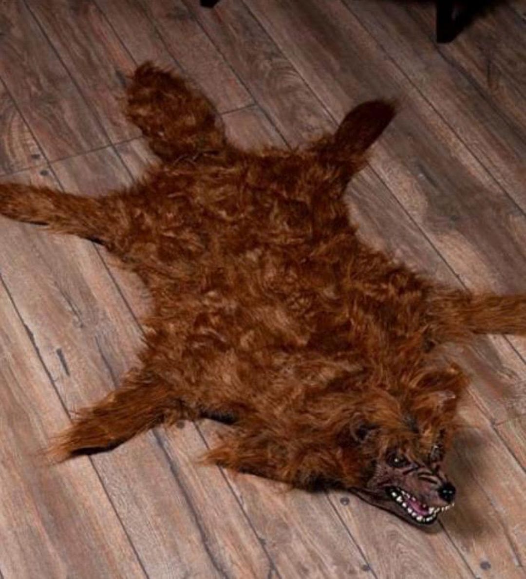 NEW 5.5 Ft. Faux Animated Throw Werewolf Rug With Light and Sound - Etsy