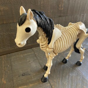 NEW Resin Skeleton Boney Horse Halloween - Etsy