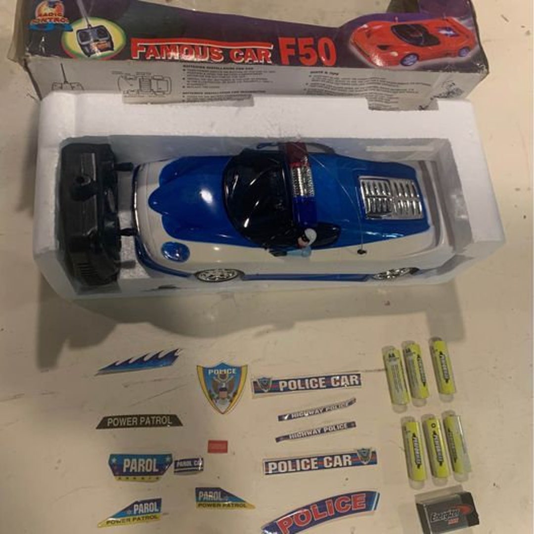 Rare- Famous Car Police Remote Control Car - New - Etsy